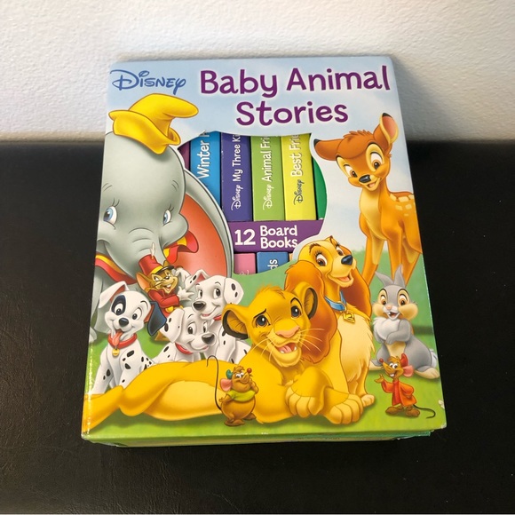 Other | Disney Baby Animal Stories 12 Board Books | Poshmark
